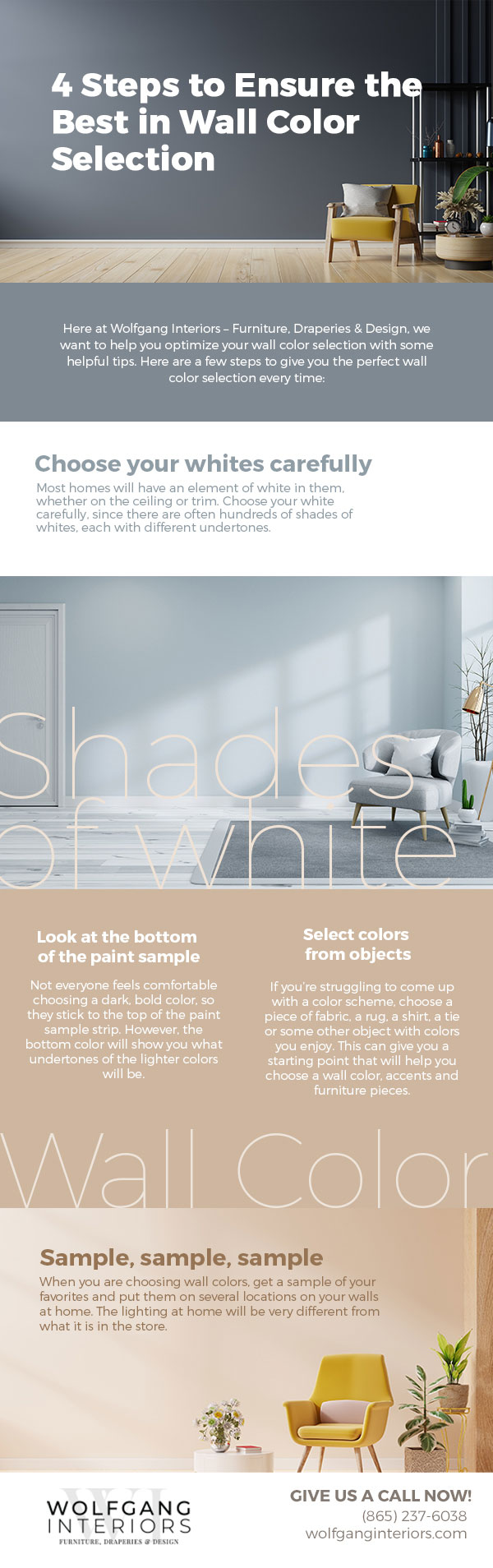 4 Steps to Ensure the Best in Wall Color Selection [infographic ...